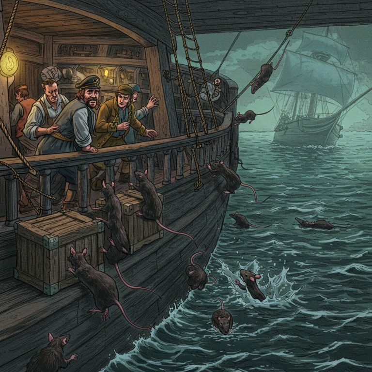 Rats Leaving a Ship Signal Disaster – Superstition Library